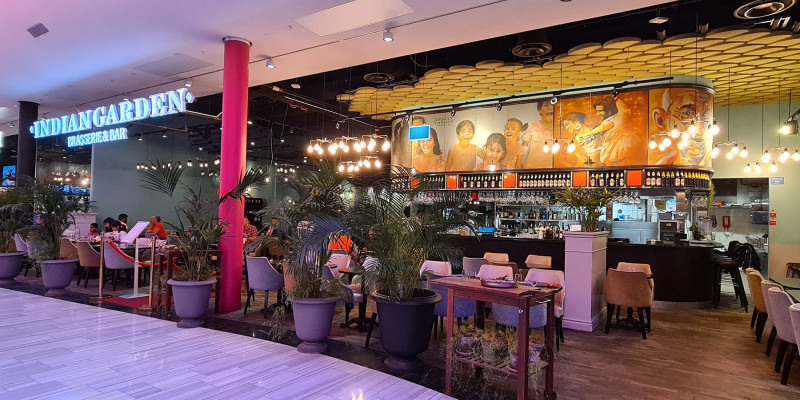 Indian Garden Mall of Scandinavia, Stockholm - Meny